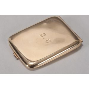 Hardy Brothers 9ct Gold Match Case with Monogram - Smoking Accessories ...