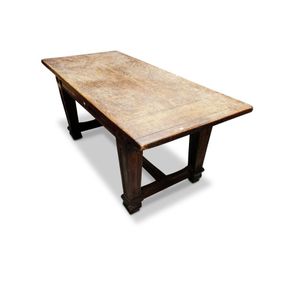 Sydney Uni Oak Refectory Table with Extension Leaves - Tables - Dining ...
