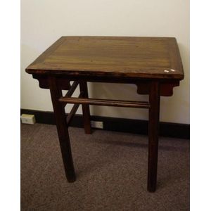 Chinese Shaped Apron Side Table - 85cm High - Furniture - Oriental