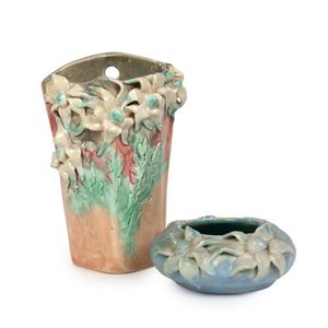 Castle-Harris Flannel Flower Earthenware Vases - Decorative - Urns ...