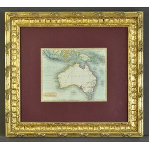 Australia and Adjacent Islands Map (1835) - Prints - Engravings ...
