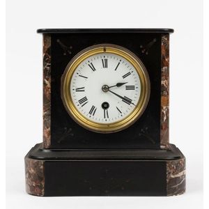 19th Century French Slate and Marble Clock - Clocks - Marble & Slate ...