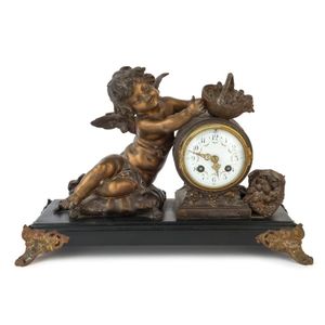 French Cupid Mantel Clock - Clocks - Mantle and Shelf - Horology ...