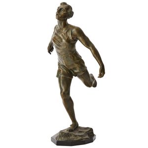 Bronze Runner Figure by Paul Lemoyne Replica - Figures/Groups ...
