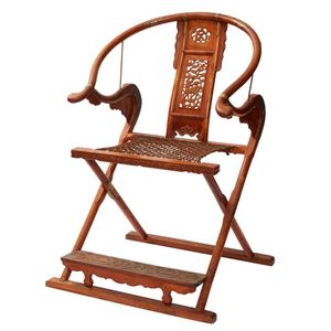 Chinese Brass-Mounted Folding Armchair - Furniture - Oriental