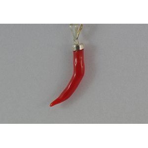 Small red chilli coral charm - Zother - Jewellery