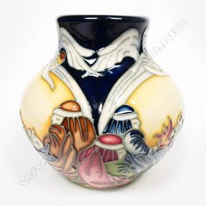 Moorcroft Shepherds Watch Vase by Kerry Goodwin (2007) - Moorcroft ...