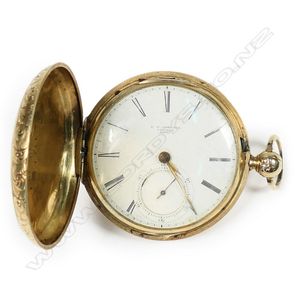 Edward Daniel Johnson 18ct Gold Hunter Pocket Watch - Watches - Pocket ...