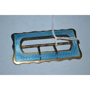 Enamel Buckle in Sterling Silver - Buckles - Costume & Dressing Accessories