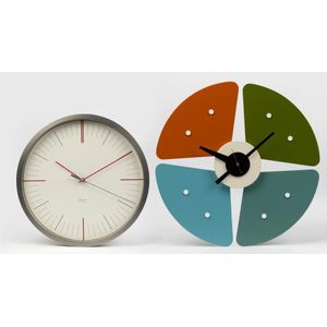 Michael Graves & Petal Inspired Wall Clock Set, American Design ...
