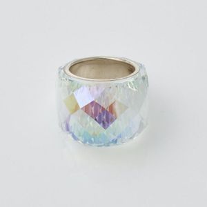 Swarovski Crystal Cocktail Ring with Box - Size N - Rings - Jewellery