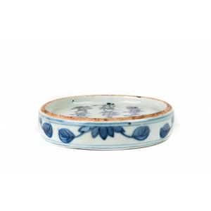 Chinese Blue and White Porcelain Inkstone, 1641 - Ceramics - Chinese ...