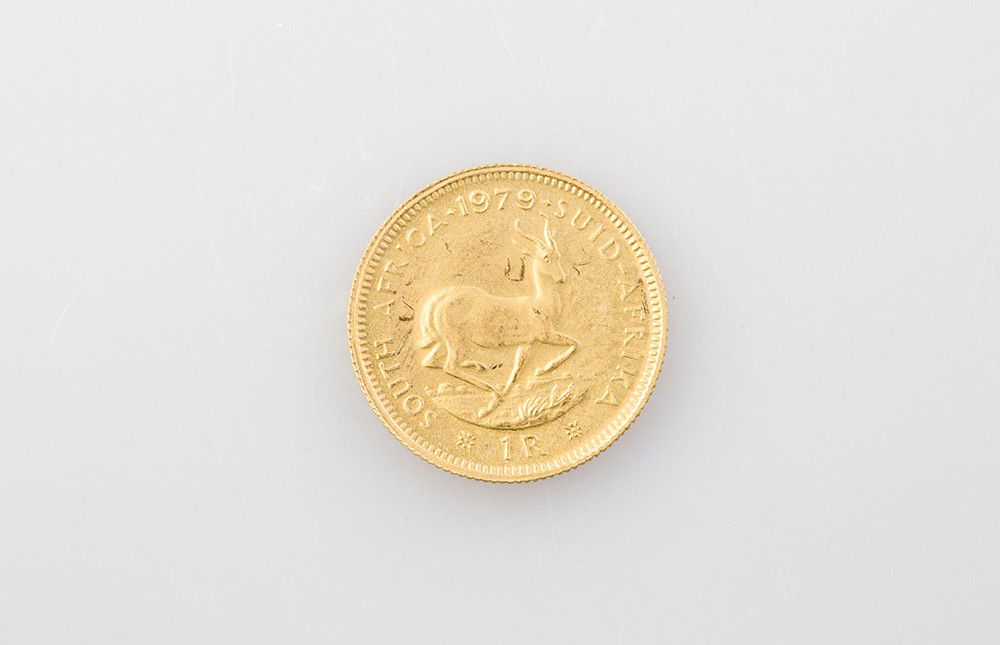 1979 South African 1 Rand Gold Coin - Coins - Numismatics, Stamps & Scrip