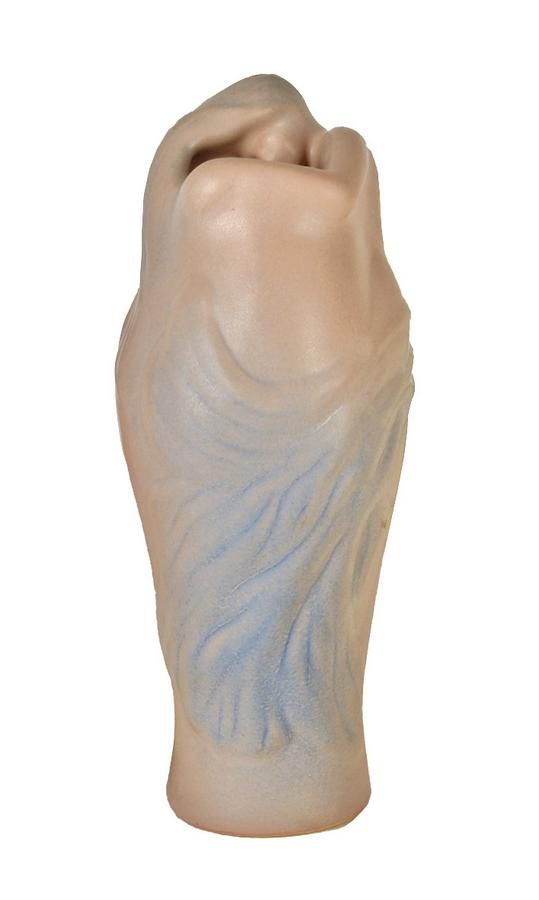 American Van Briggle Pottery Vase 'Lorelei' Pink & Blue 25cm - Zother ...