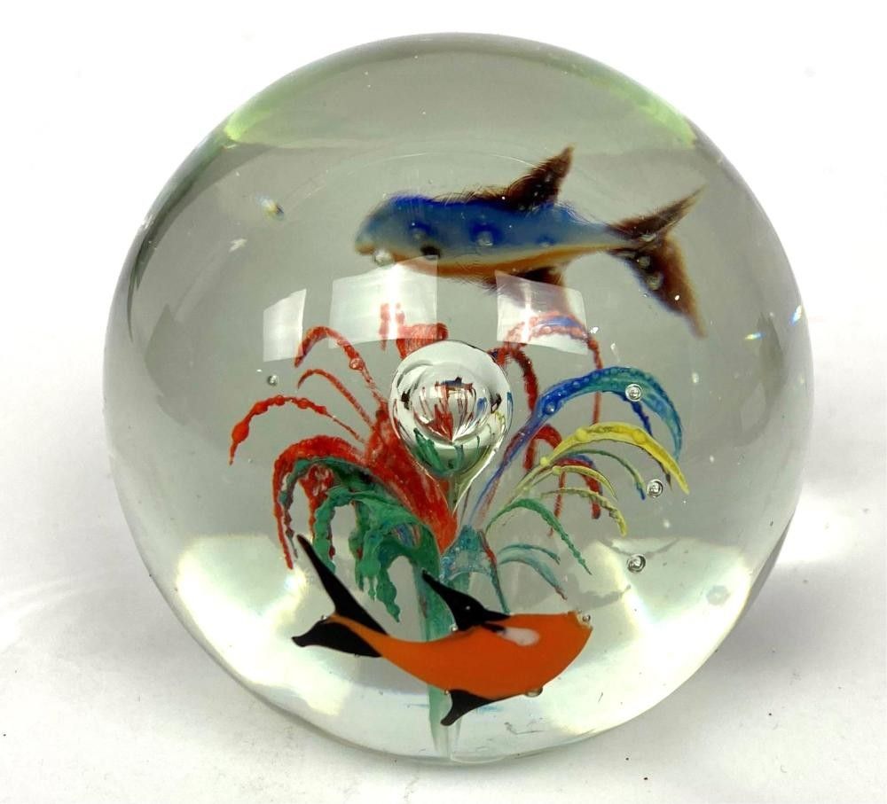 Colorful Glass Fish Paperweight - Paperweights & dumps - Precious Objects