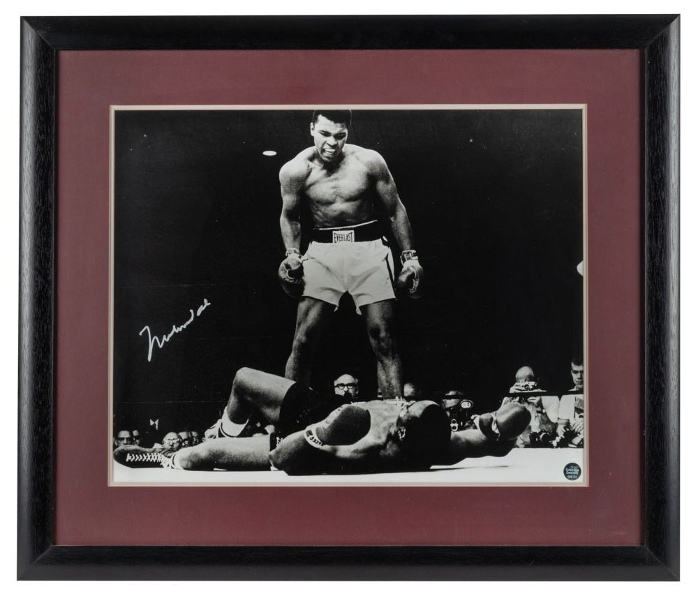 Muhammad Ali vs Sonny Liston Signed Photograph with COA - Sporting ...