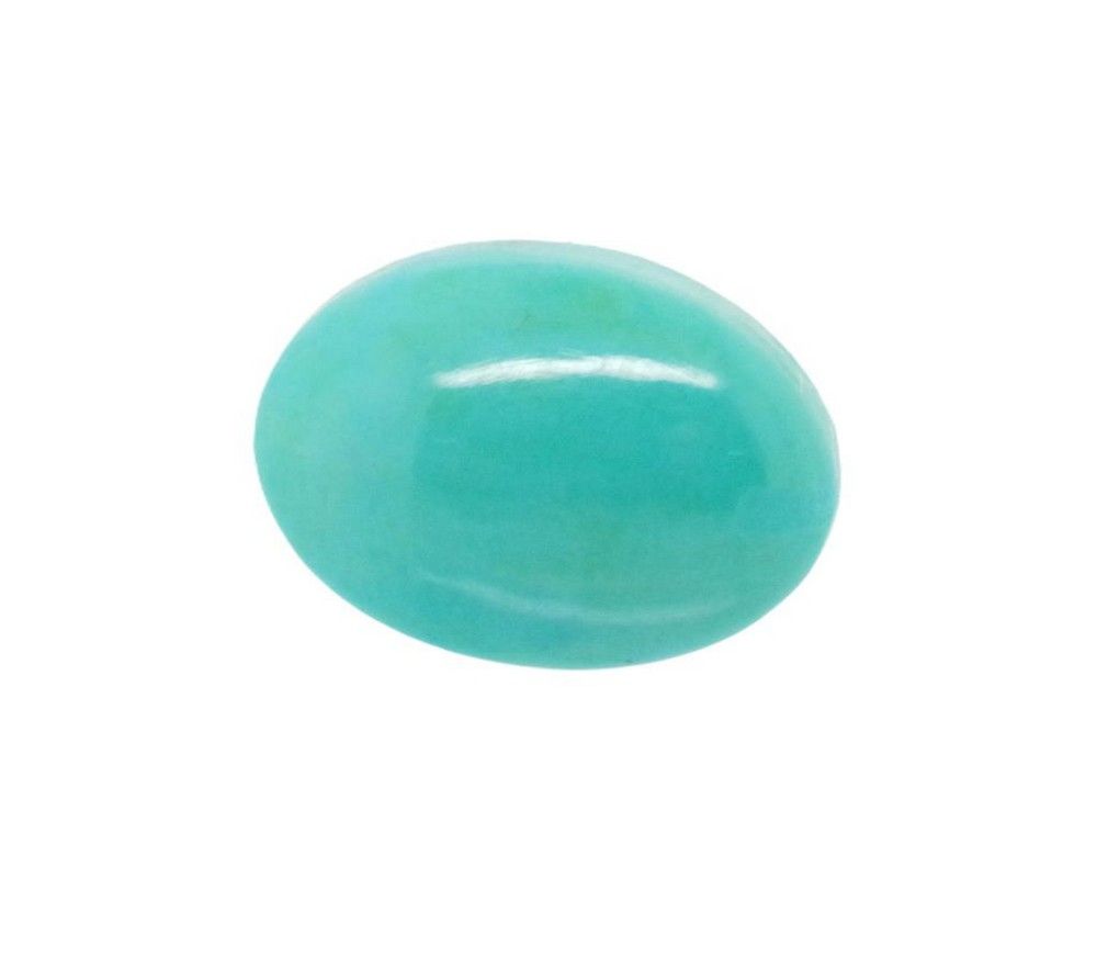 6.55ct Turquoise Cabochon: Stunning Loose Oval Gemstone - Unmounted ...