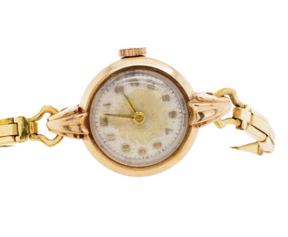 Tudor 9ct Rose Gold Cocktail Watch with Handley Case - Watches - Pocket ...