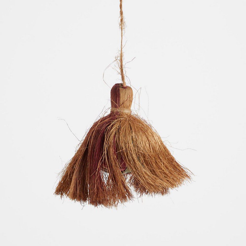 Flax-wrapped Poi from Aotearoa - New Zealand Maori - Tribal