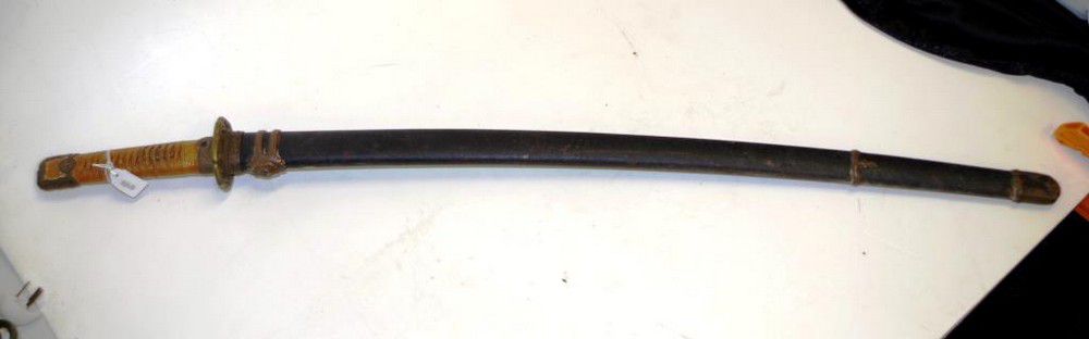 Japanese Samurai Sword with Decorative Sheath - Zother - Oriental