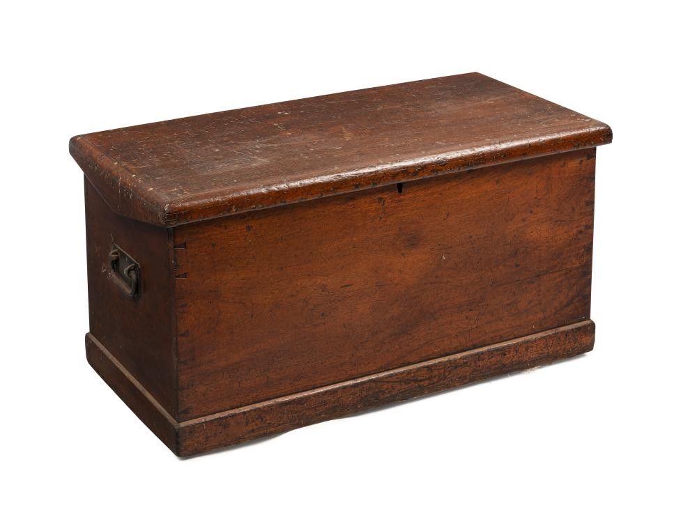 19th Century Colonial Brass Mounted Cedar Sea Chest with Handles ...