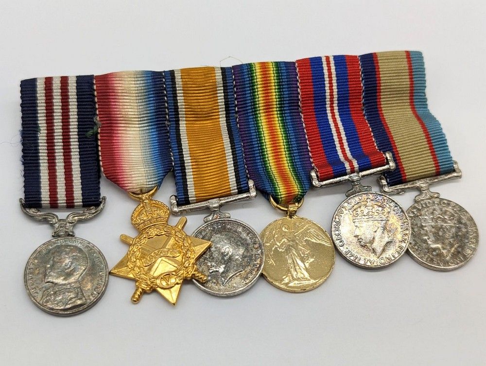 WW2 Australian Miniature Medal Bars Set in Presentation Box - Medals ...