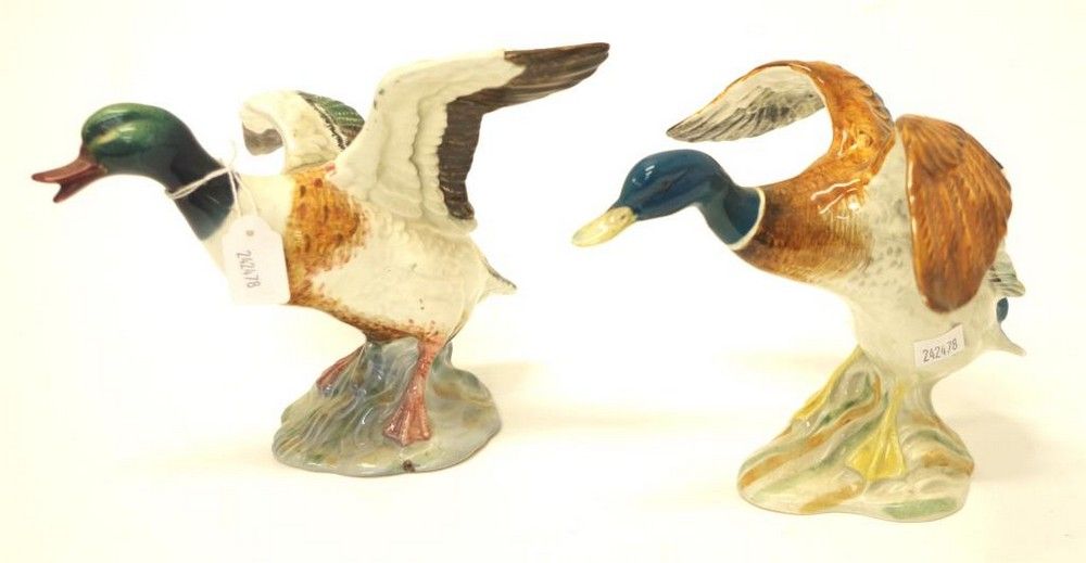 Beswick Mallard Duck and Shell Drake Ceramic Figurines, 17 cm - Beswick ...