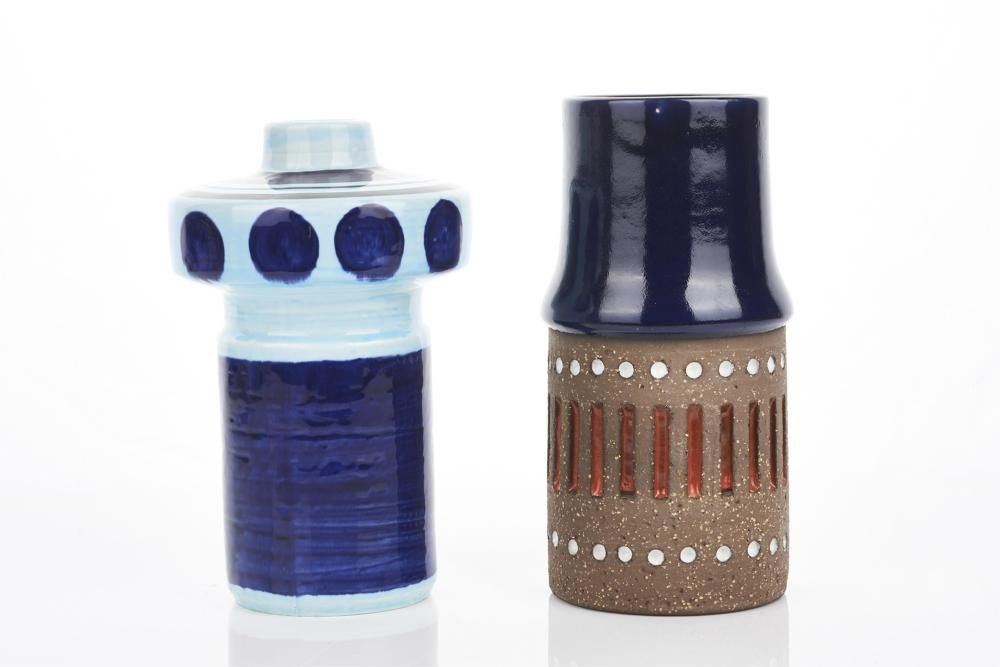 Swedish Ceramic Vases by Alberius and Simmulson, Mid-20th Century ...
