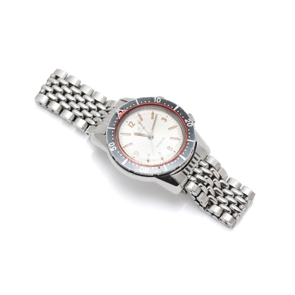 Enicar Ocean Pearl Alarm Wristwatch, Ref. 475/003 Stainless Steel ...