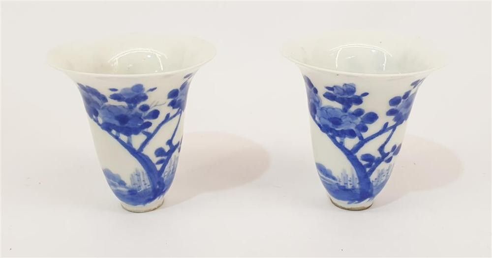 18th Century Blue and White Nabeshima Style Sake Cups - Ceramics ...