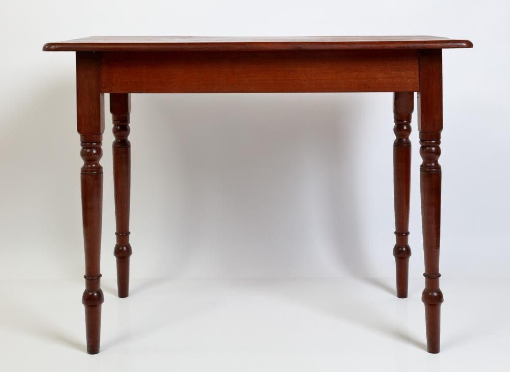 1870 Jarrah Side Table with Turned Legs from Australia - Tables - Side ...