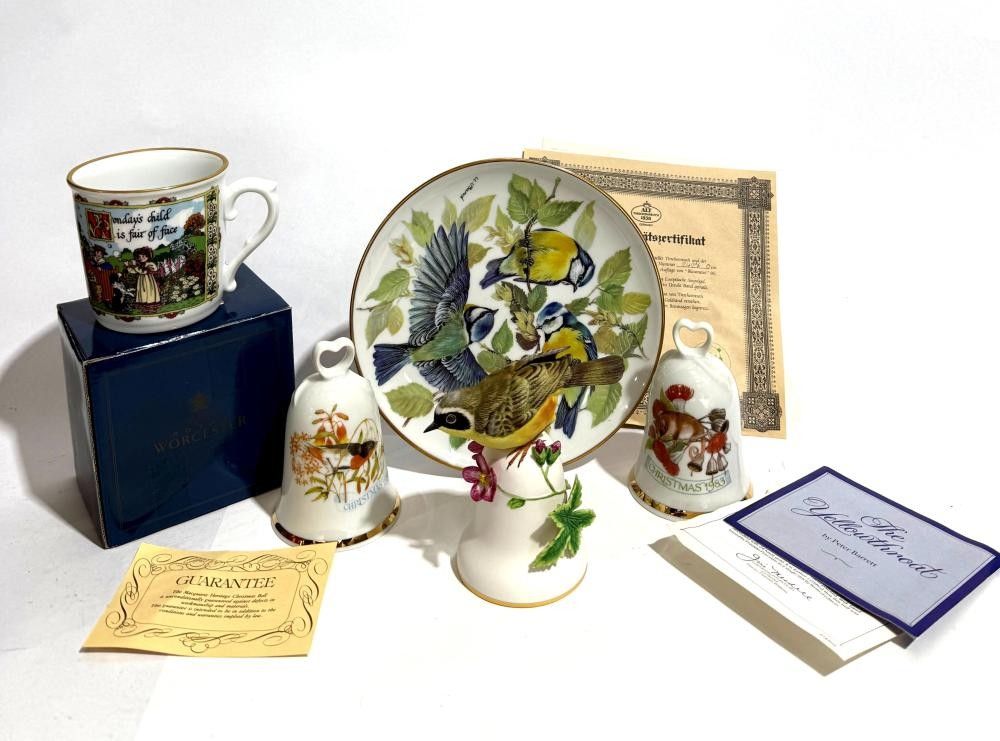 English Porcelain Collection: Royal Worcester 'Birthday Mug' and More ...