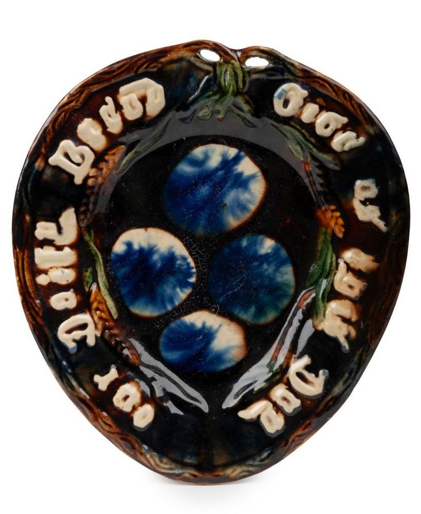 19th Century Queensland Colonial Pottery Bread Platter by James Gilson ...