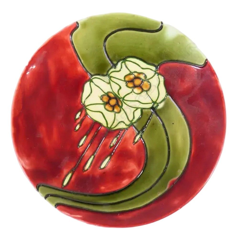 Minton Secessionist Plate with Tube Lined Decoration, No. 12 - Minton ...