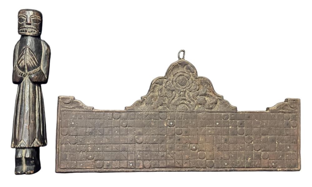 Balinese Wuku Calendar & Nepalese Spirit Figure, 19th Century - Zother ...