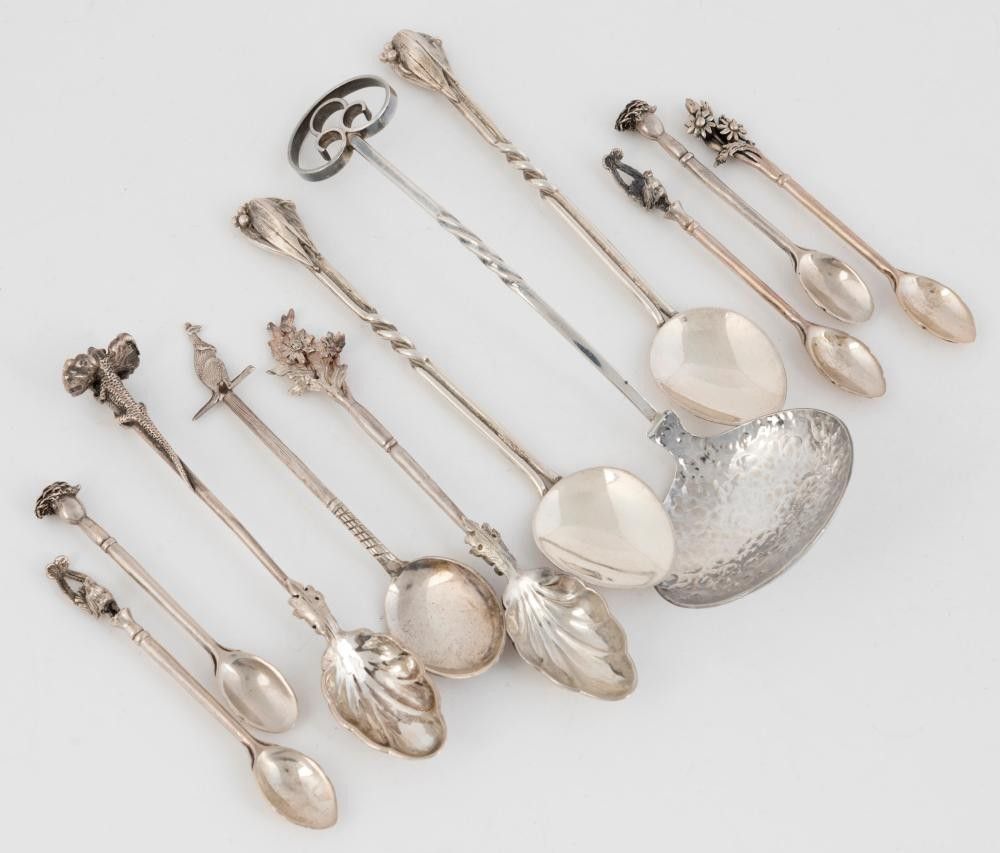 Australian Silver Spoons: Flora and Fauna Decor, 20th Century ...