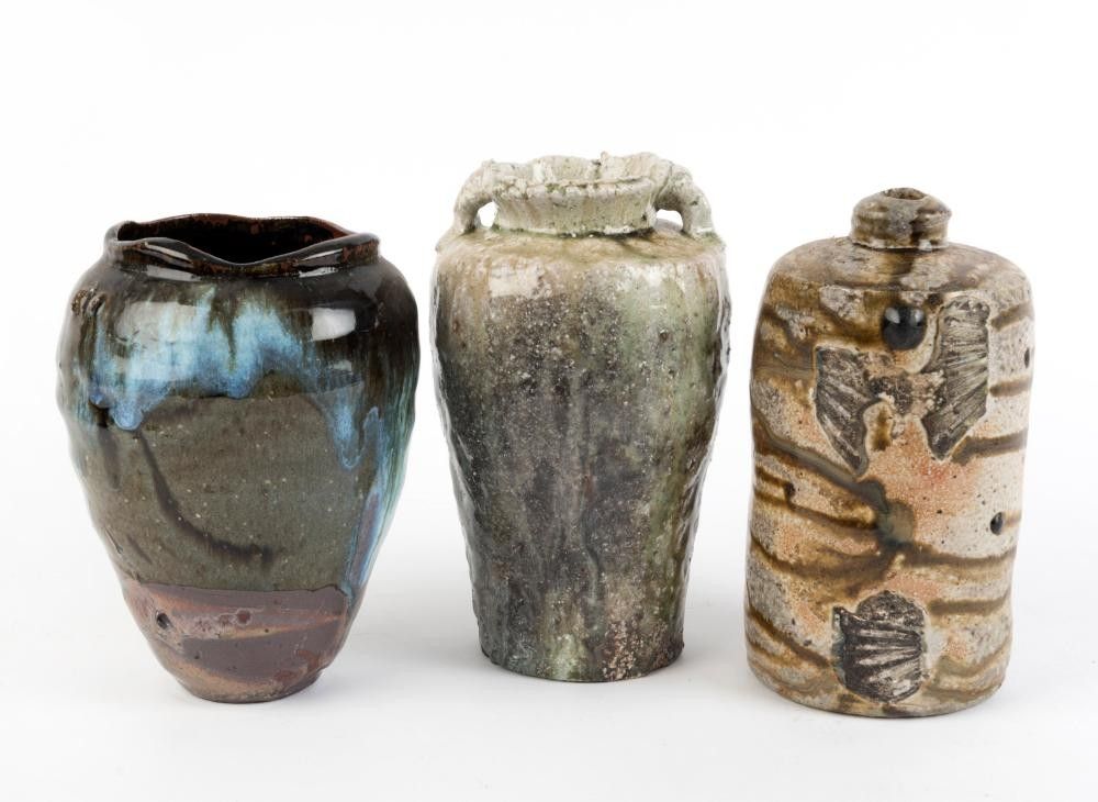 Assorted Studio Pottery Vases by Jones, Purtle, and Rye - Zunknown ...