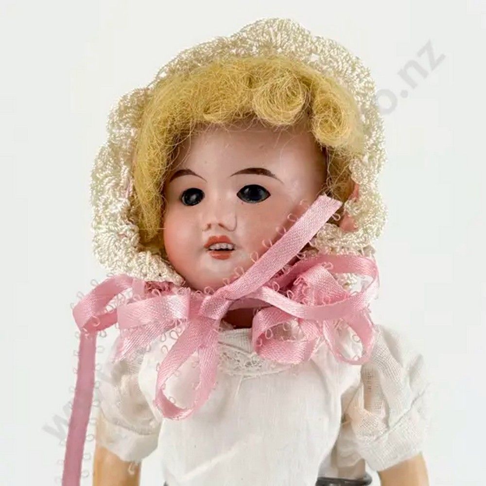 SFBJ Bisque Doll with Original Wig on French Composition Body - Bisque ...