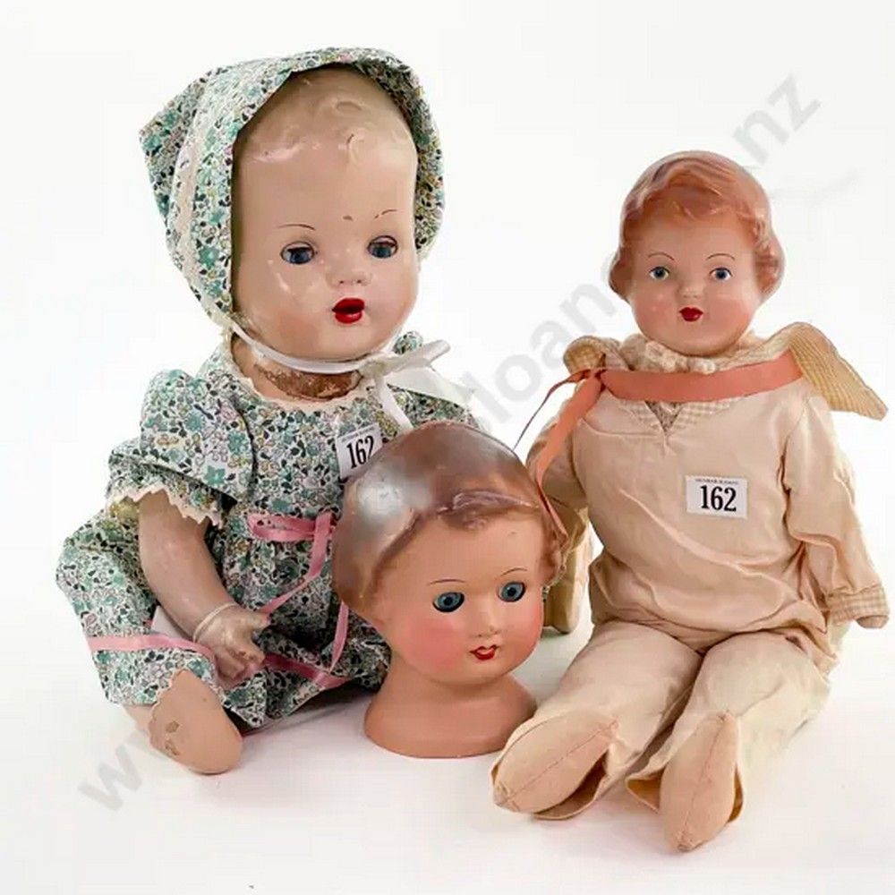 NZ Pp Toddler Dolls: Sleeping Eyes, Bent Limb, Shoulder Plate ...