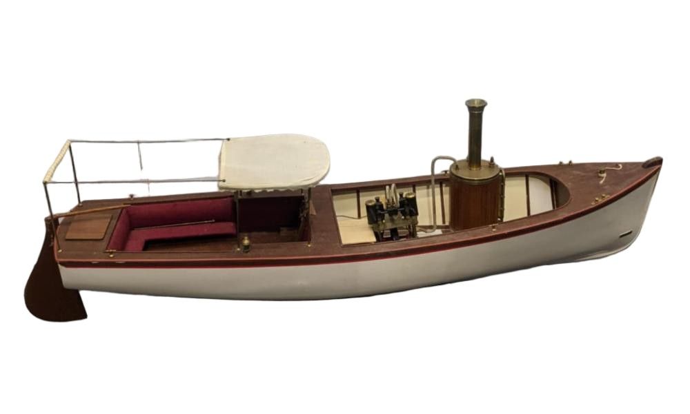 African Queen Replica with Krick D-7134 Steam Engine Model - Boats ...