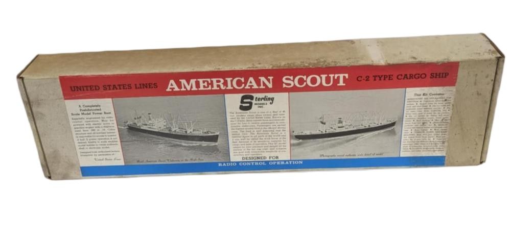 Sterling Models American Scout C-Type Cargo Ship Wooden Model - Boats ...