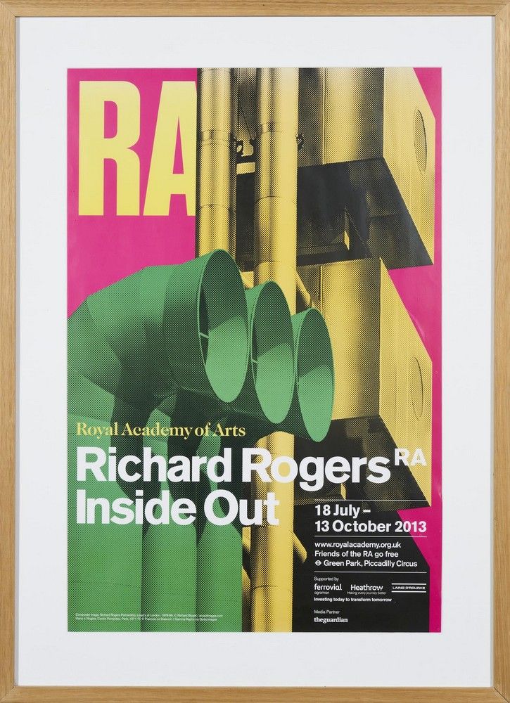 Richard Rogers Inside Out Exhibition Poster - Prints - Posters - Art