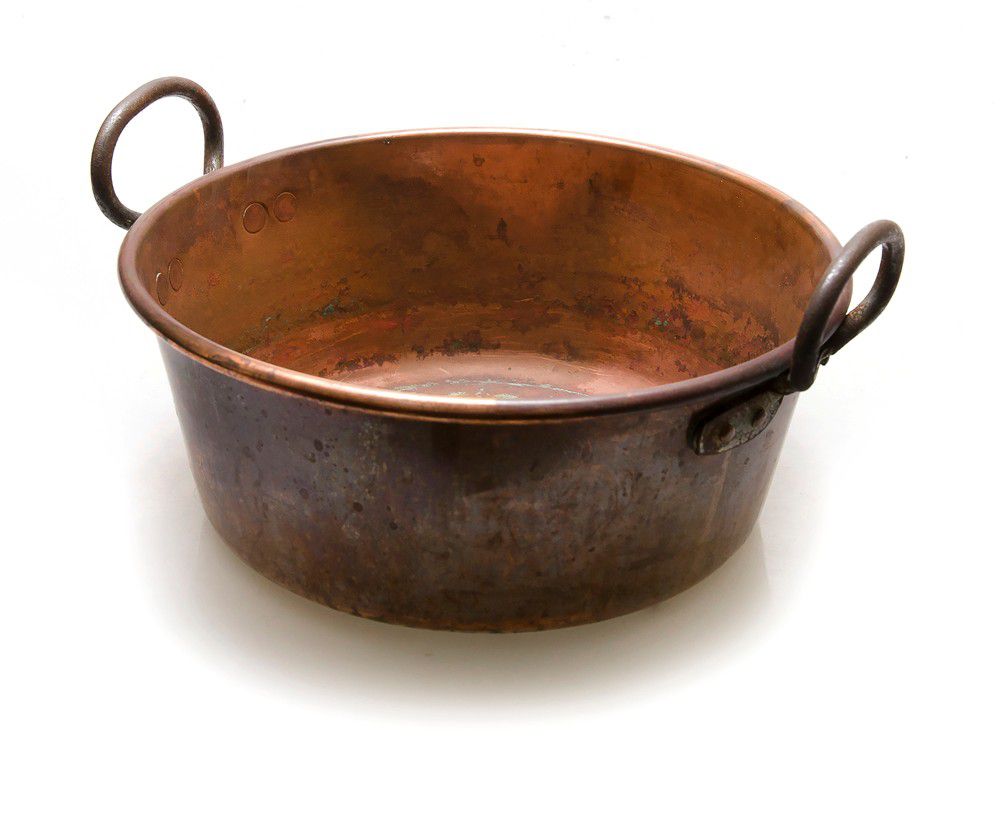 French Copper Jam/Cooking Pan - 31 cm Diameter - Copper - Metalware