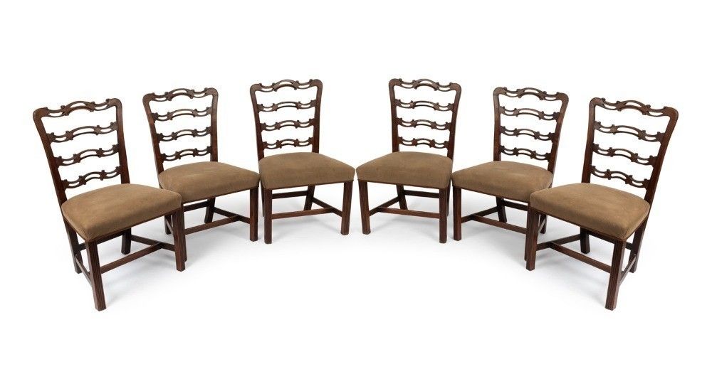 Irish George III Mahogany Dining Chairs, Set of Six - Seating - Sets of ...