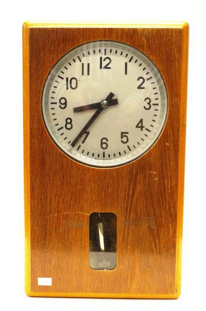 Moser-Baer Swiss Electric Master Clock (40cm x 23cm) - European - Glass
