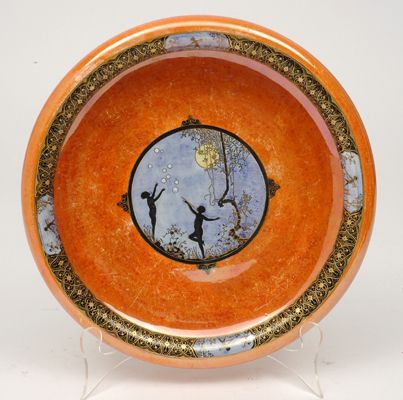 Moonlight Carlton Ware cameo lustre glazed float bowl - Carlton Ware ...