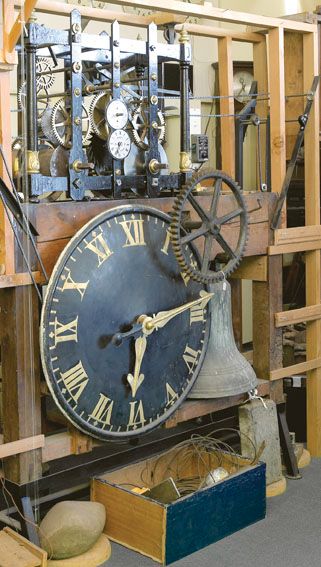 Mid 19th Century Striking Turret Clock with Roman Dial - Clocks ...