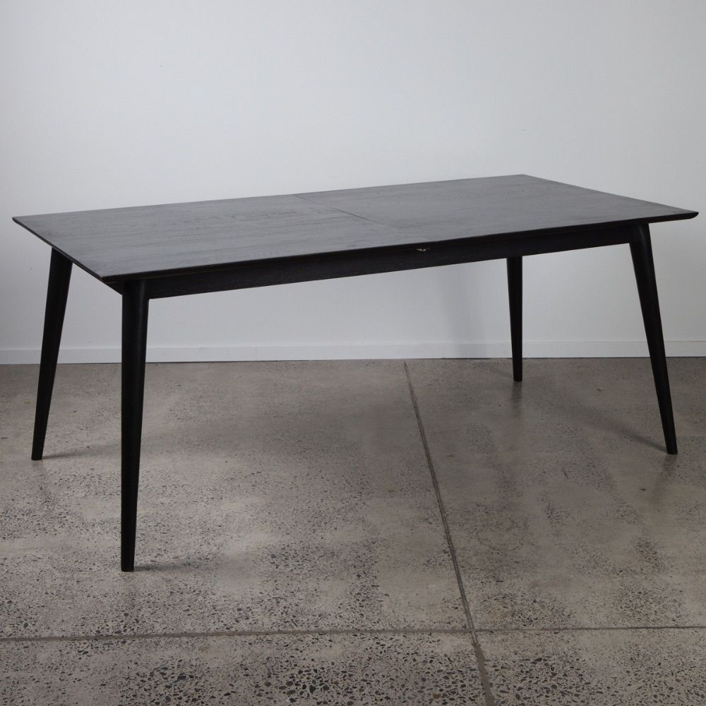 Muuto Extension Dining Table with Butterfly Leaf Extension and Locks ...