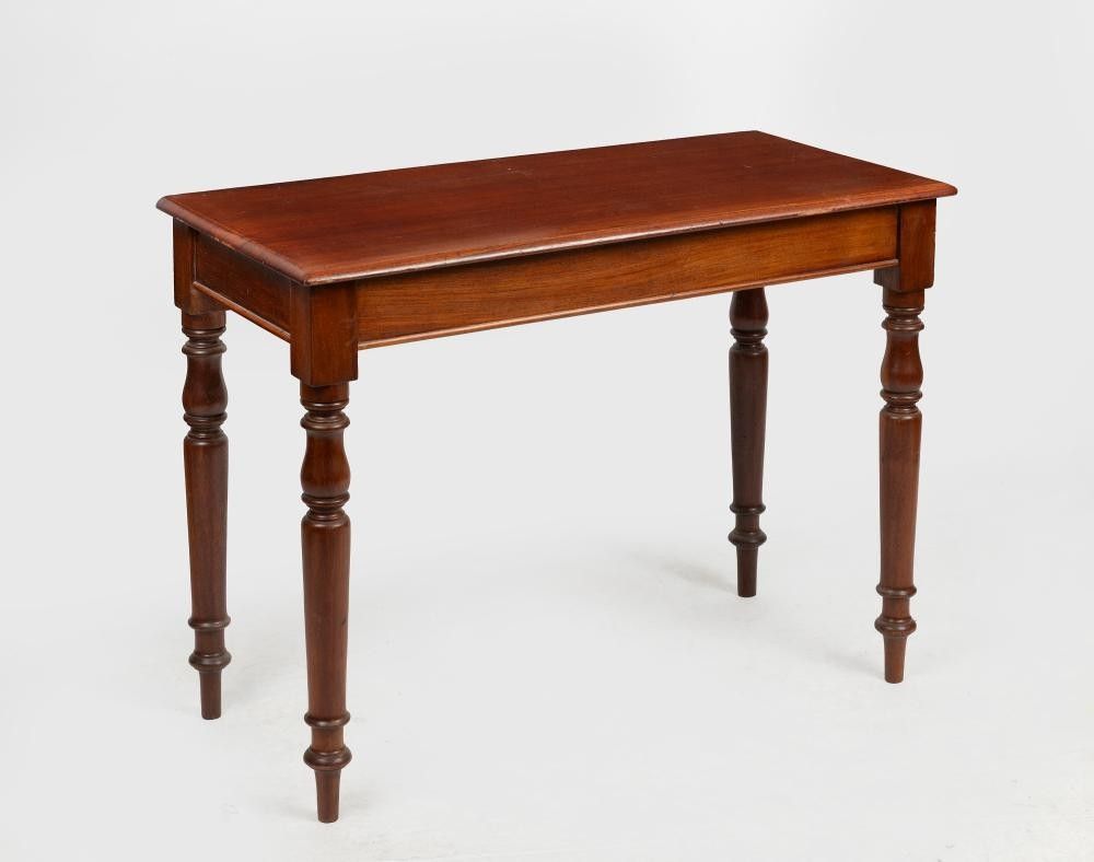 Victorian Cedar Hall Table with Turned Legs, 19th Century - Tables ...