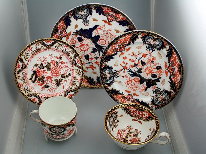 Royal Crown Derby Tea Set in Kings Pattern - Royal Crown Derby - Ceramics